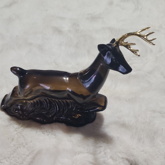 Avon | Grooming | Vintage Avon Ten Point Buck Empty Glass Brown Bottle ...